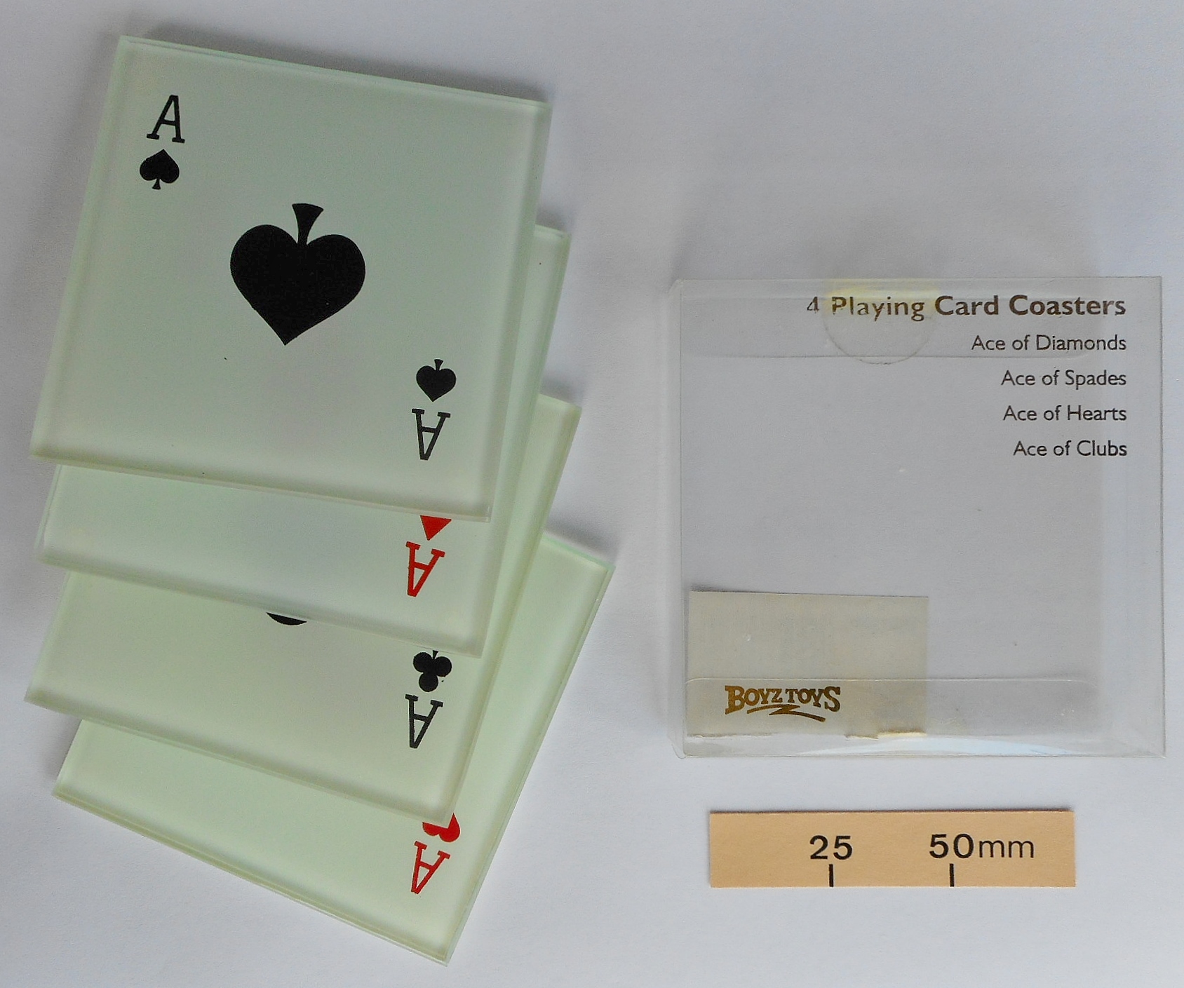4 Playing Card Coasters - The Davenport Collection